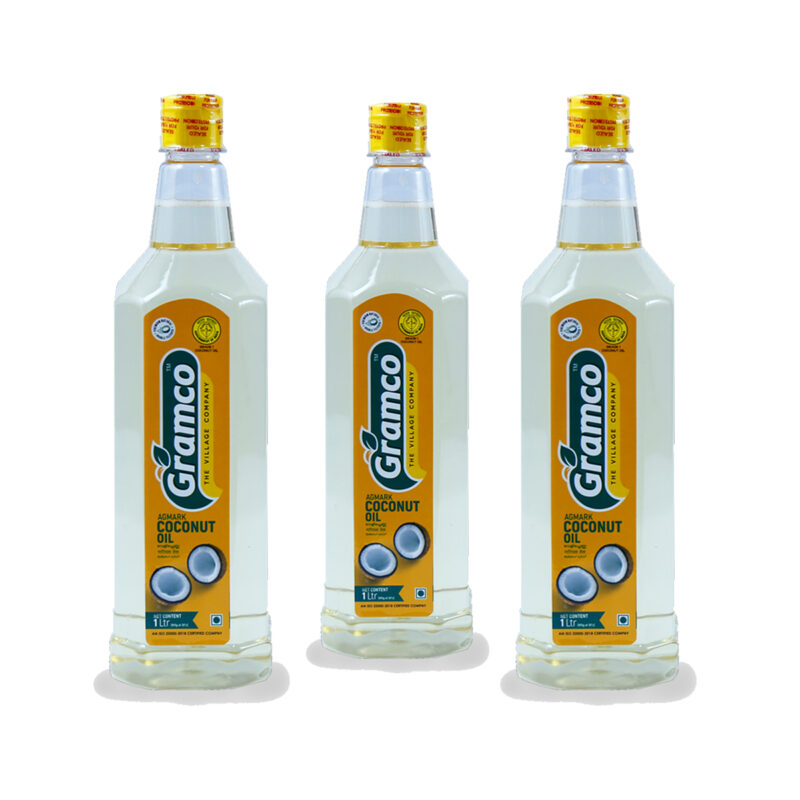 Coconut Oil (Bottle) 3 Ltr - Gramco
